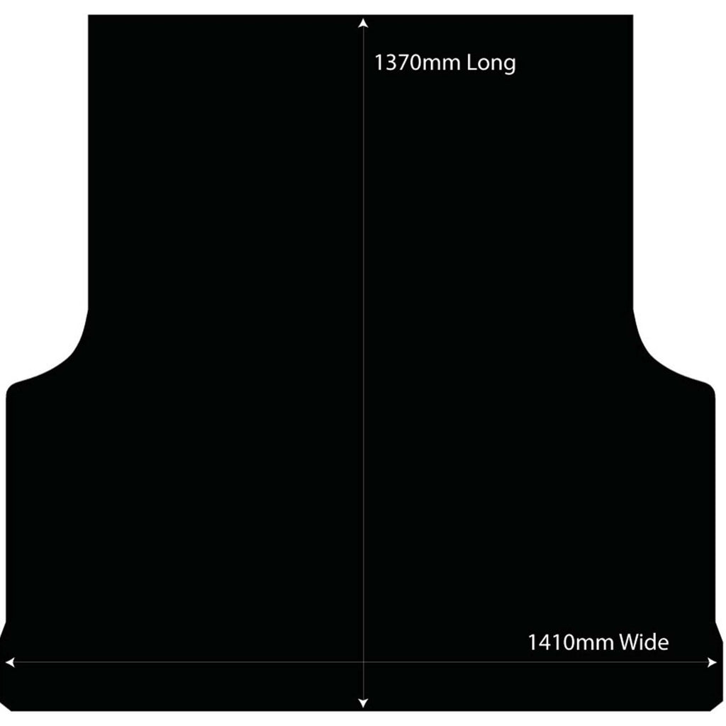 Rubber Ute Tub Mat to fit LDV T60 Dual Cab 2011 to April 2023 - Fitted ...
