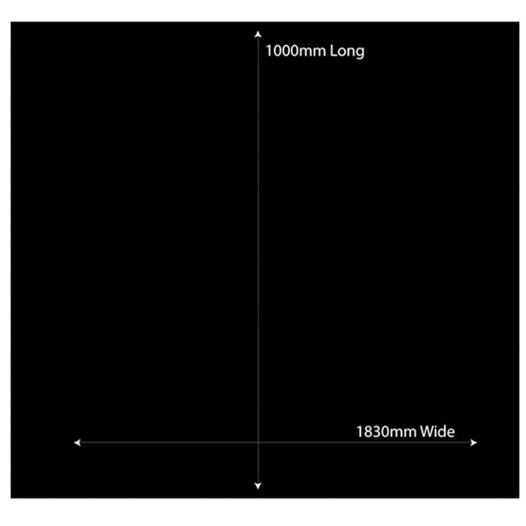 Non Slip Ribbed Rubber Ute/Van/Floor Matting Rubber Mat - 1.83m x 1m ...
