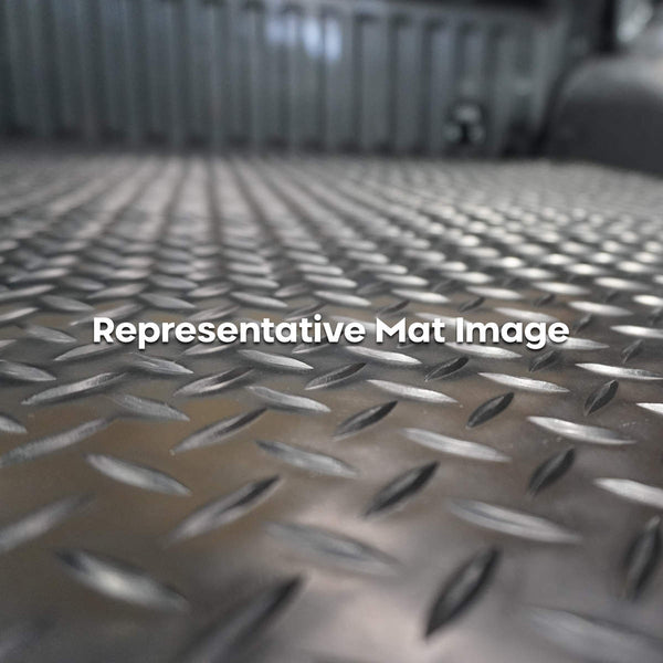 Checker Plate Rubber Ute Mat To Fit Ford Next Gen Ranger Dual Cab Fitt ...